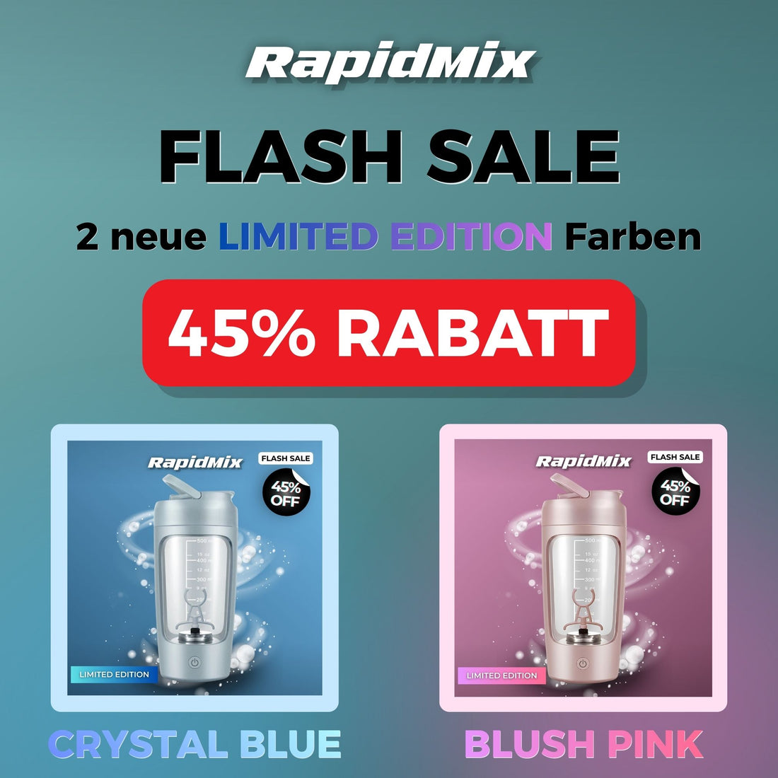 RapidMix™ Elektrischer Shaker – Rapidmix