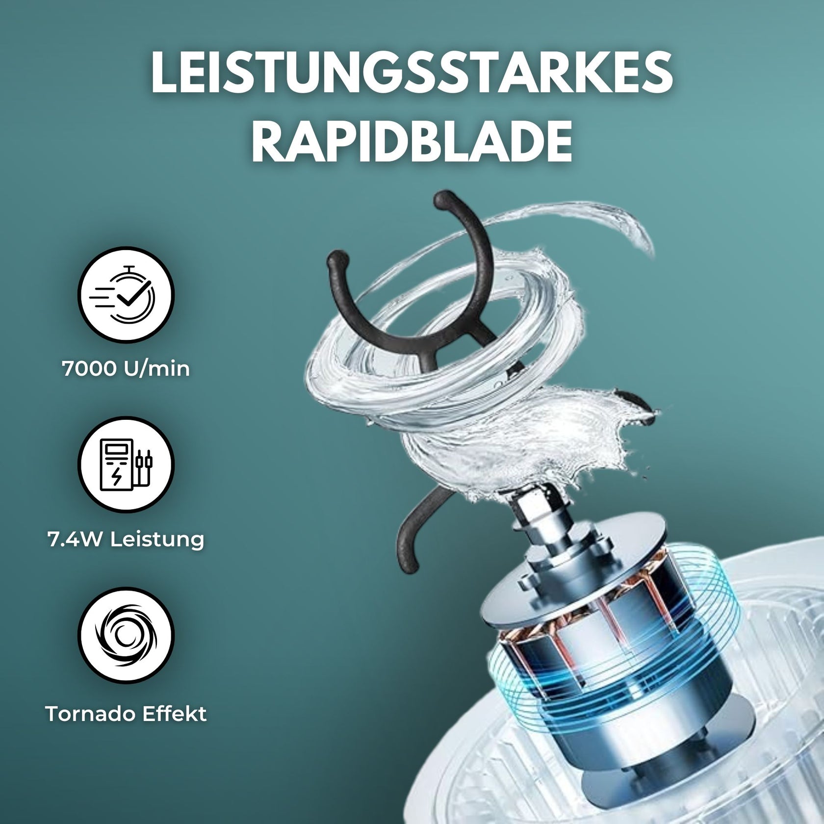 RapidMix™ Elektrischer Shaker – Rapidmix